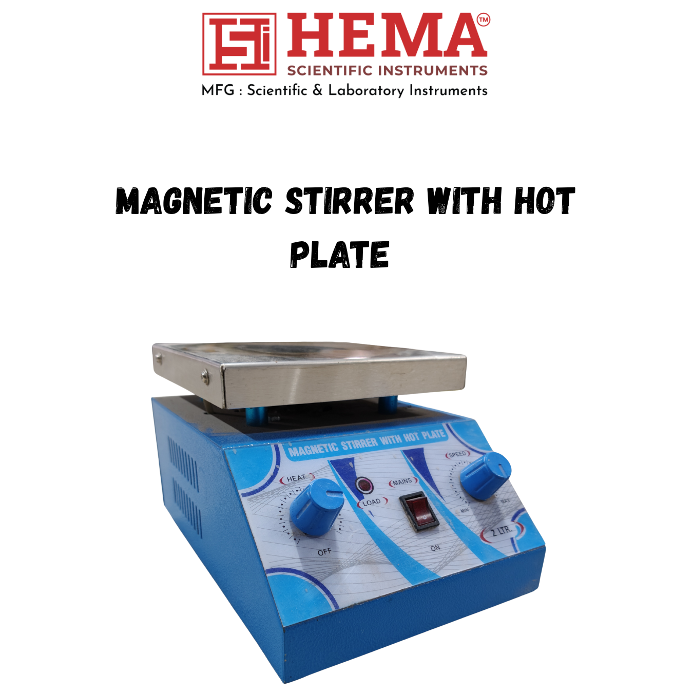 Magnetic Stirrer Hot Plate with Temperature Control | Hema Scientific ...