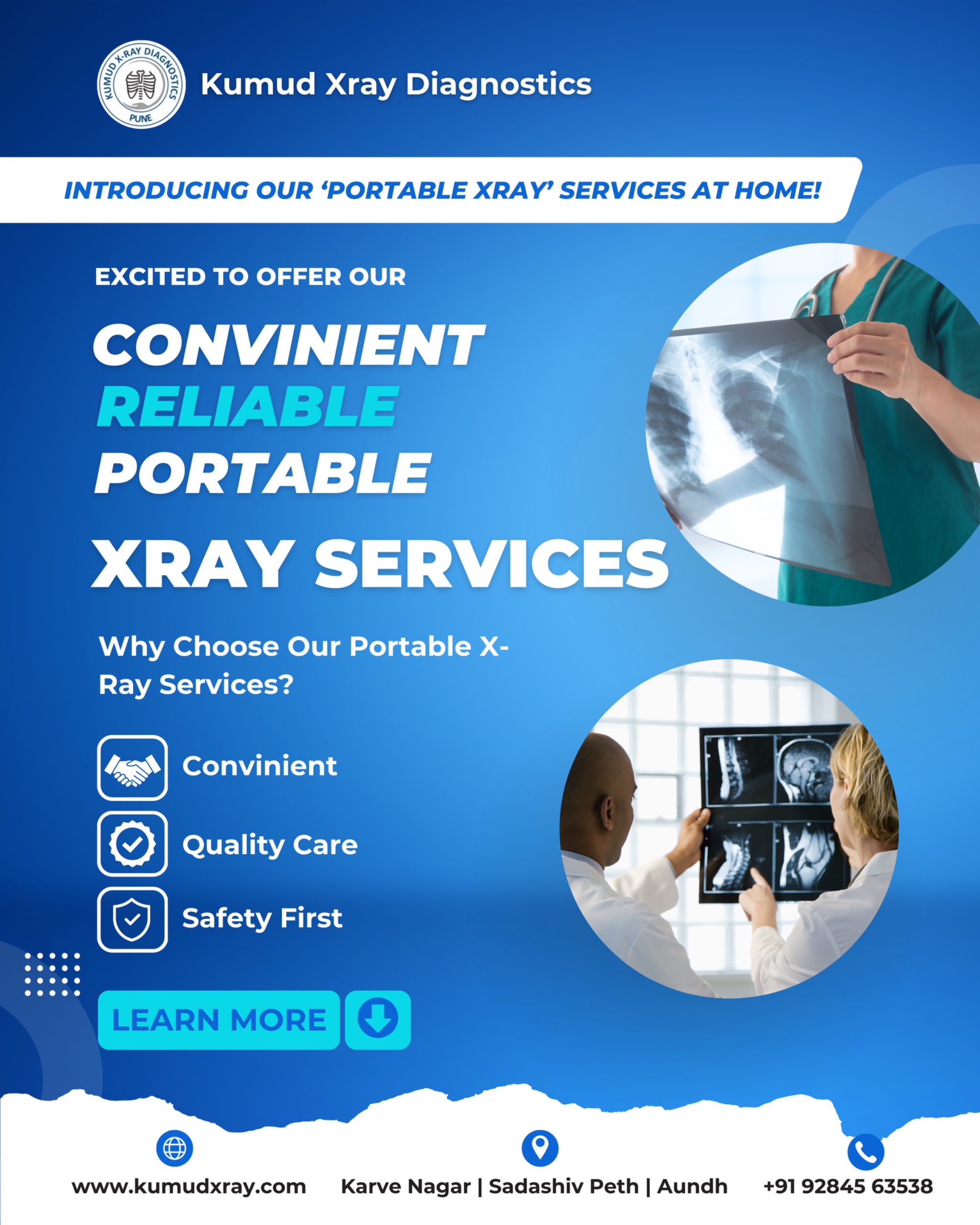 Mangal X-Ray Diagnostic Center in Singhgad Road, India