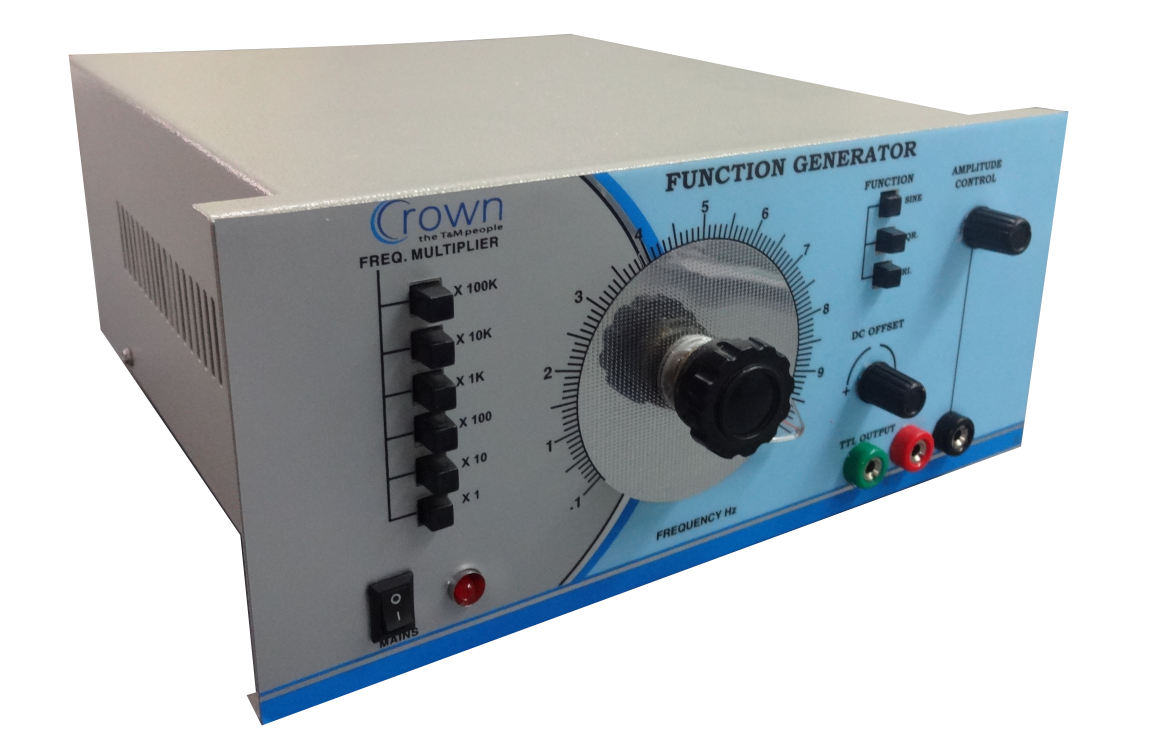 FUNCTION GENERATOR 0.1 Hz to 1 MHz Function Gener | Crown Electronic ...