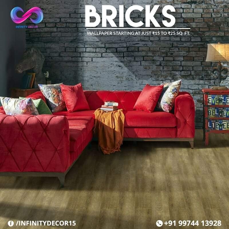 Use the Bricks with | Infinity Decor in Vadodara, India