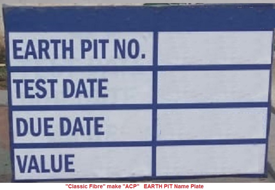 ACP Earth Pit Label | Classic Fibreglass Industries - Vadodara
