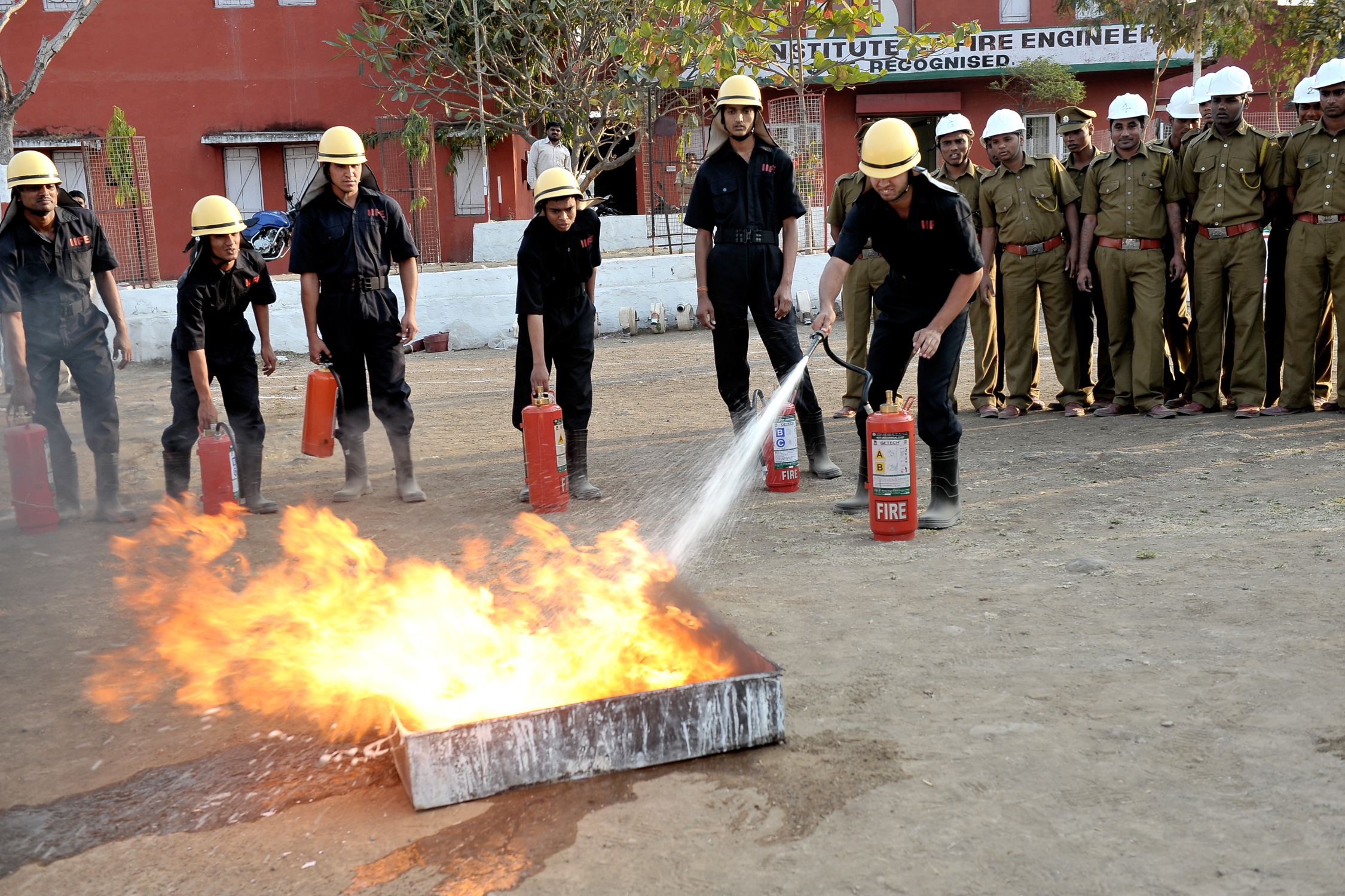 Performed Fire Extinguish by using Fire Extin | Indian Institute Of ...