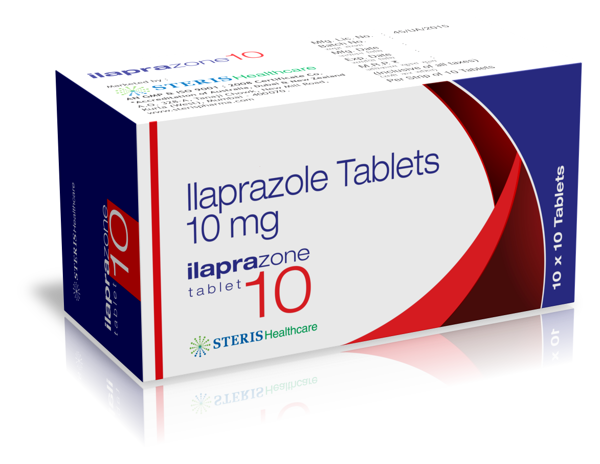 ILAPROZONE 10 Ilaprozone is a proton pump | Steris Healthcare PVT Ltd