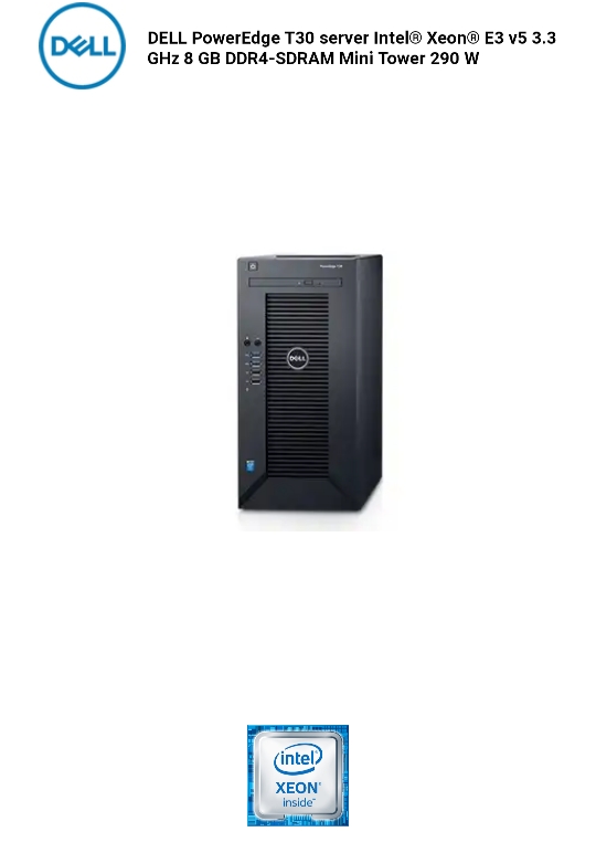 DELL PowerEdge T30 server | DigitAge Infocom Private Limited in Nehru ...