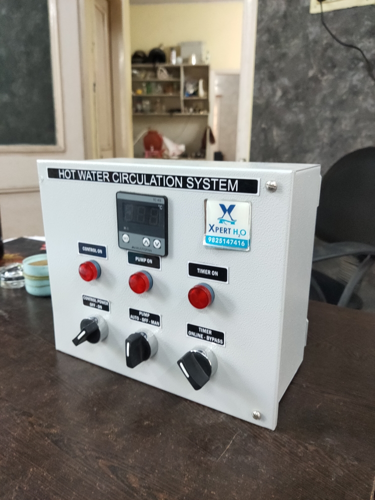 Hot water circulation control panel with time | XPERT H2O SOLUTION ...