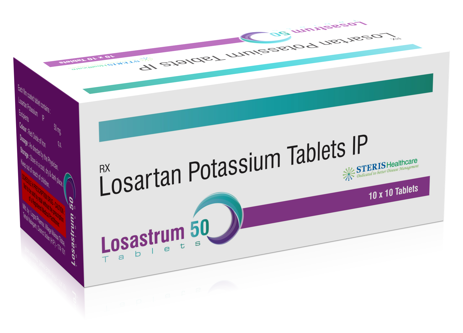Losartan Losastrum used to treat high blood | Steris Healthcare PVT Ltd
