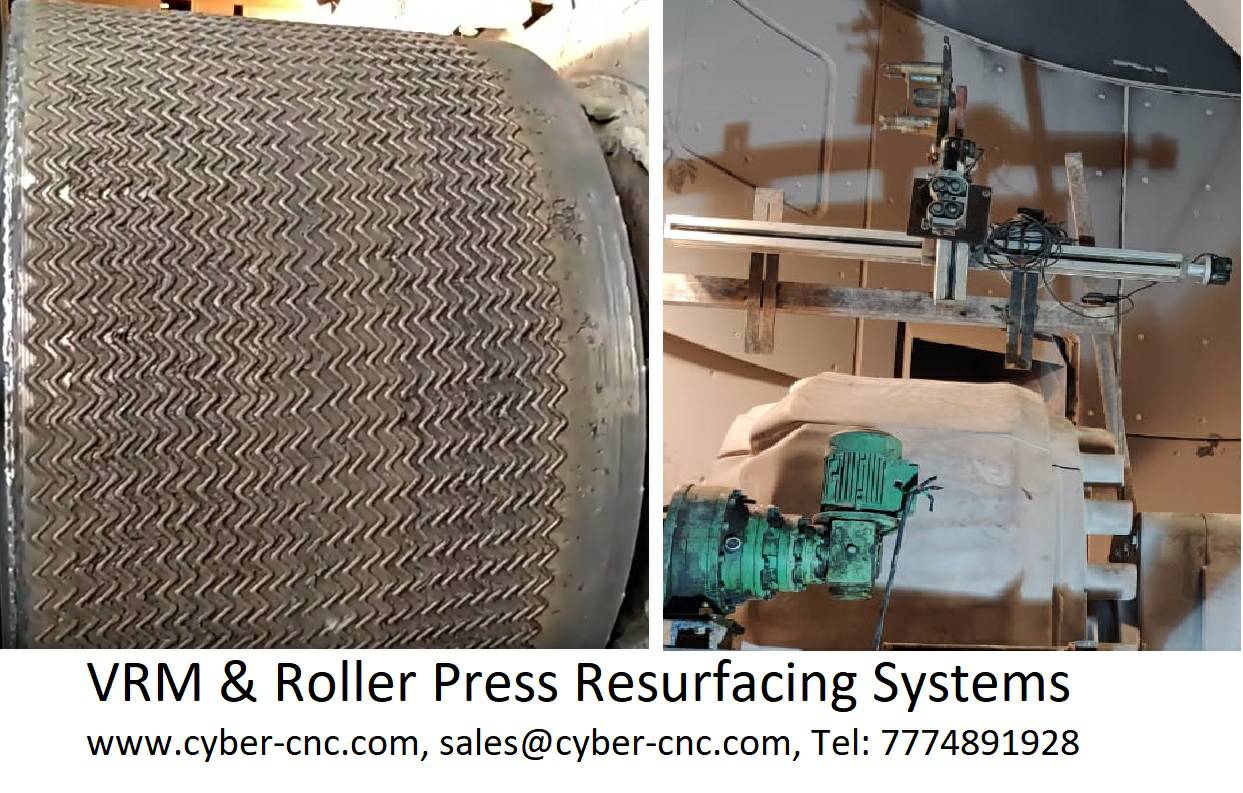 VRM & Roller press repairs and resurfacing | Cybernetic Instruments - Pune