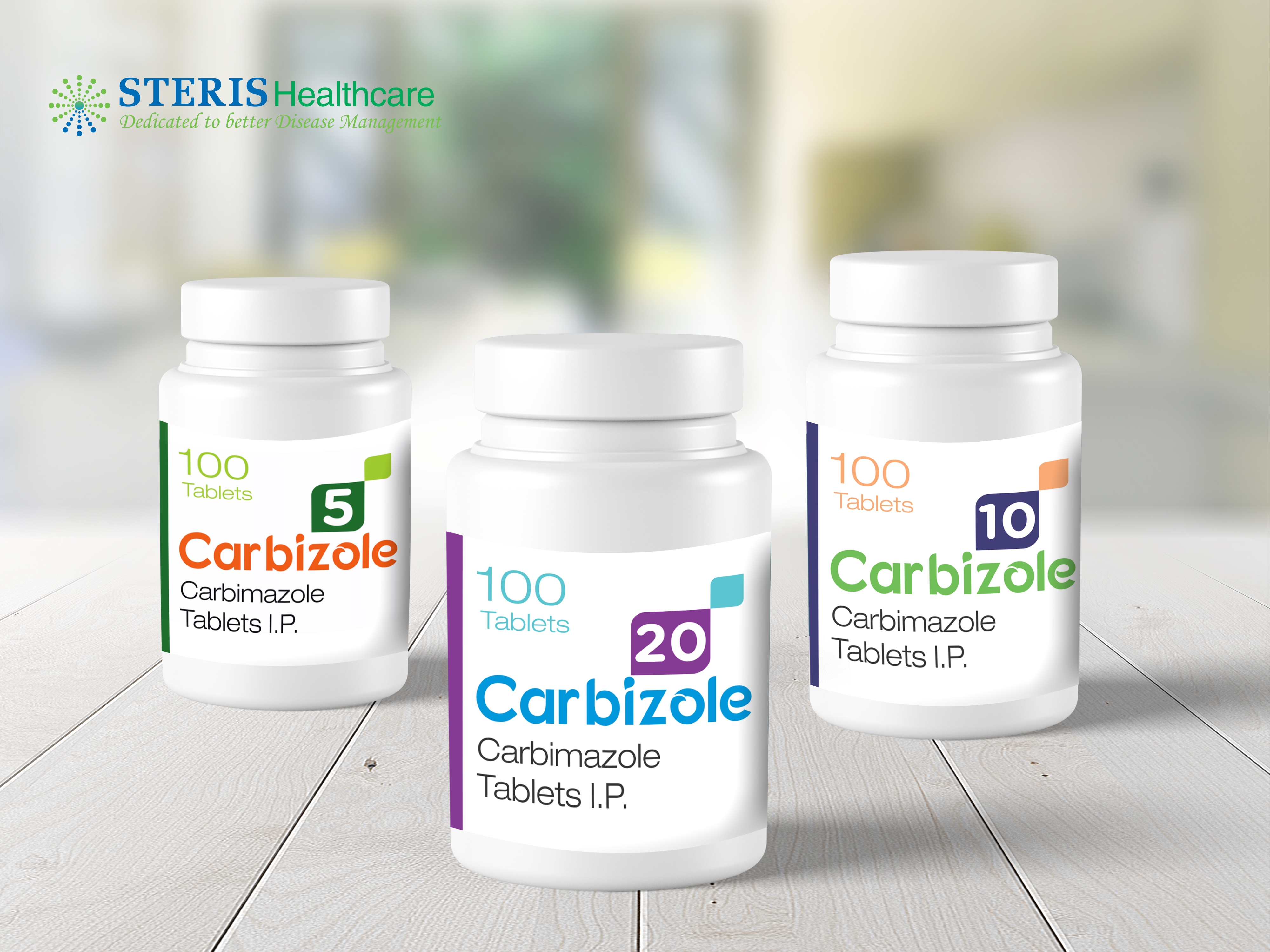 Carbimazole Carbimazole is used to reduce the | Steris Healthcare PVT Ltd