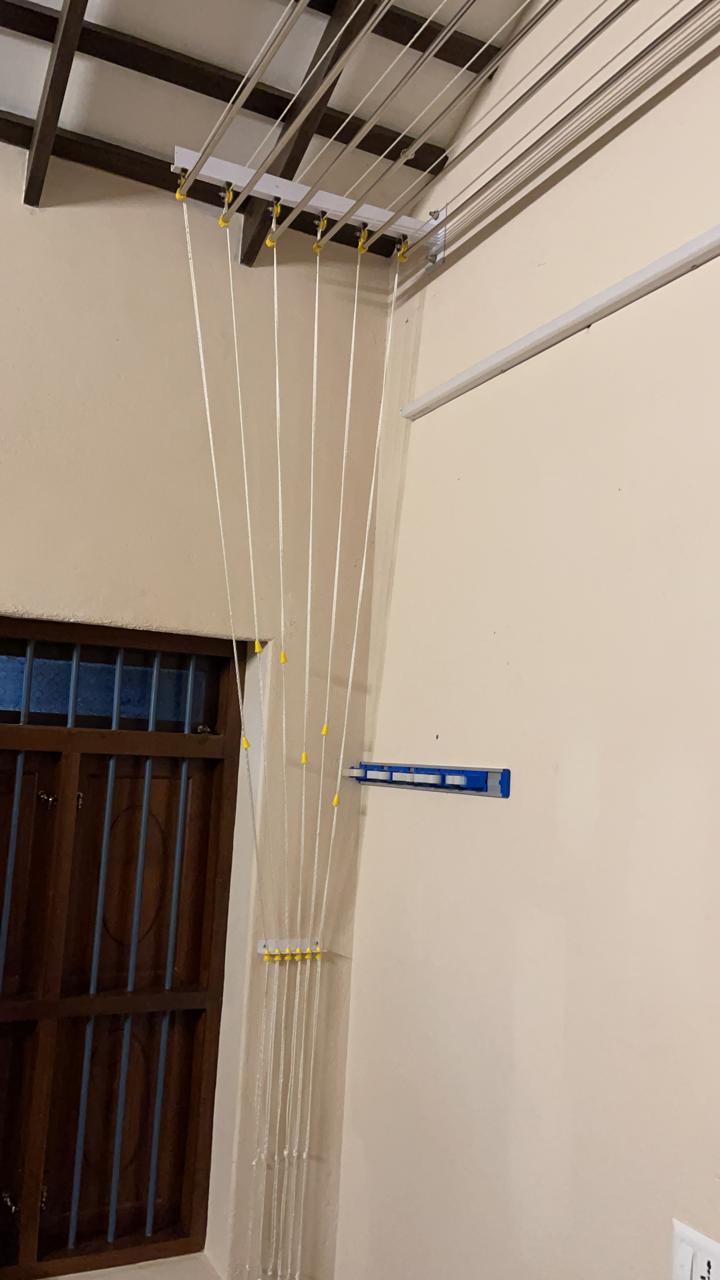 Ceiling Mounted Clothes Drying Rack India | Shelly Lighting