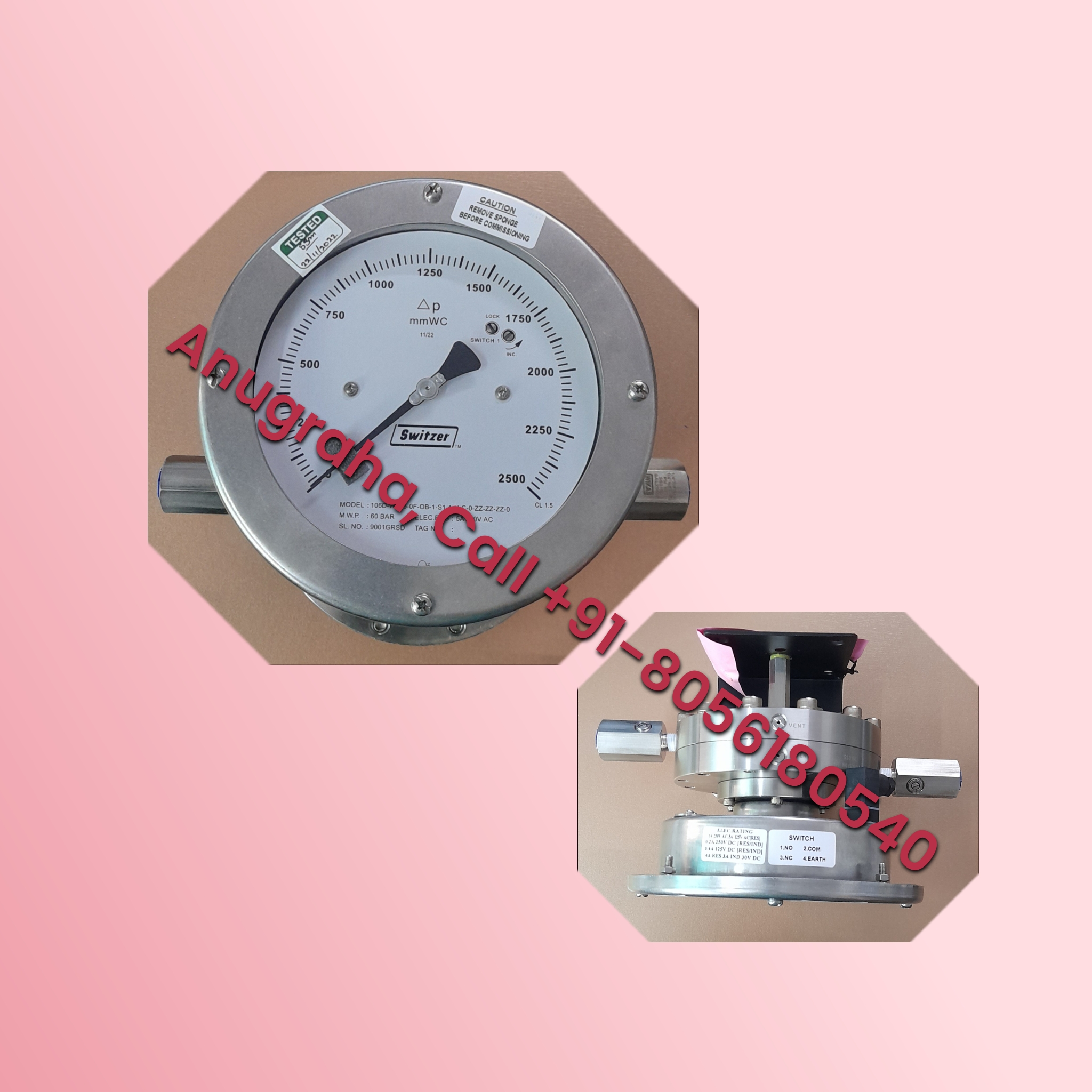 Make: SWITZER (A group of WIKA), Distributor for D... | Anugraha ...