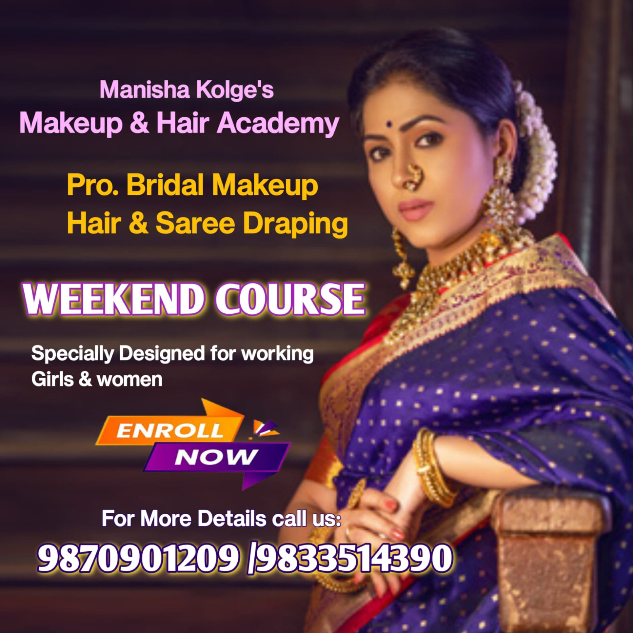 Weekend Makeup Courses | Saubhaya Makeup