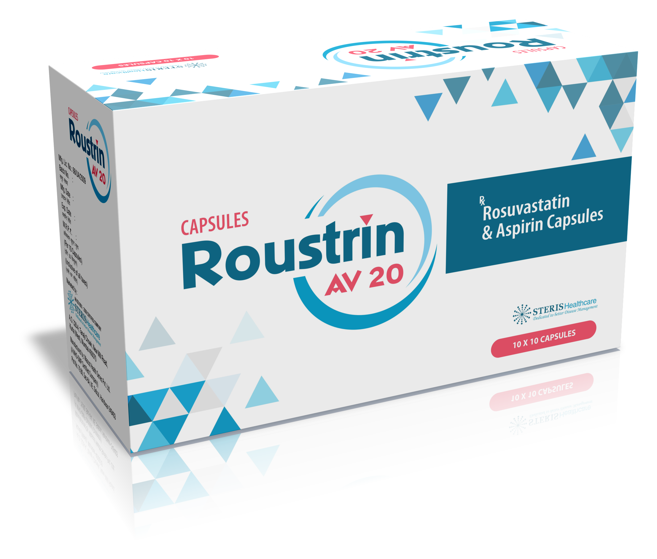 Rosuvastatin + Aspirin Roustrin AV works by r | Steris Healthcare PVT Ltd