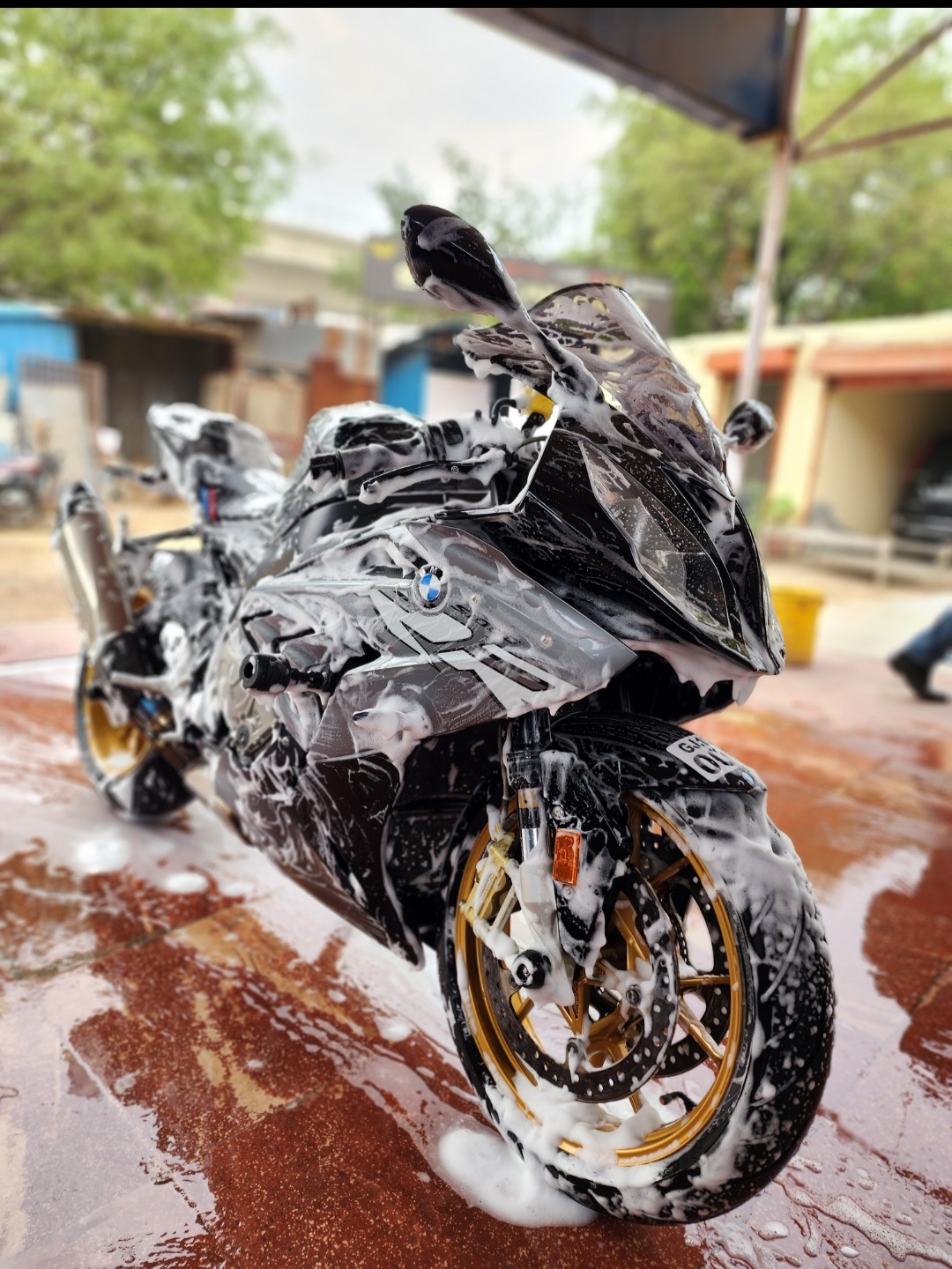 Bike Foam Wash Noida. Sup | Shell Car Care Noida in Noida, India