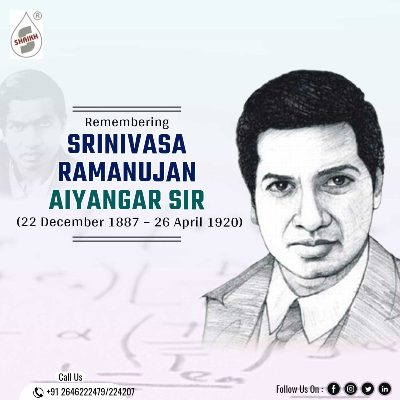 Srinivasa Ramanujan Grave