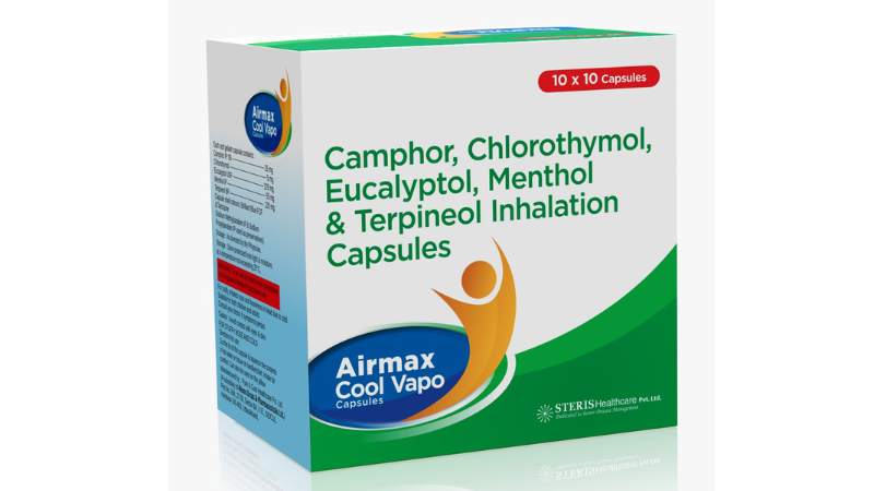 Camphor, chlorothymol , Eucalyptol , Menthol | Steris Healthcare PVT Ltd