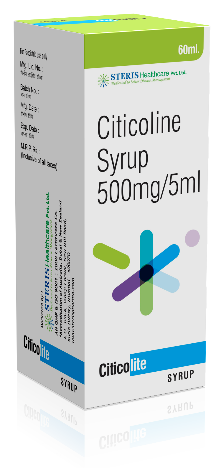 Citicoline syrup Citicolite syrup is a liquid | Steris Healthcare PVT Ltd