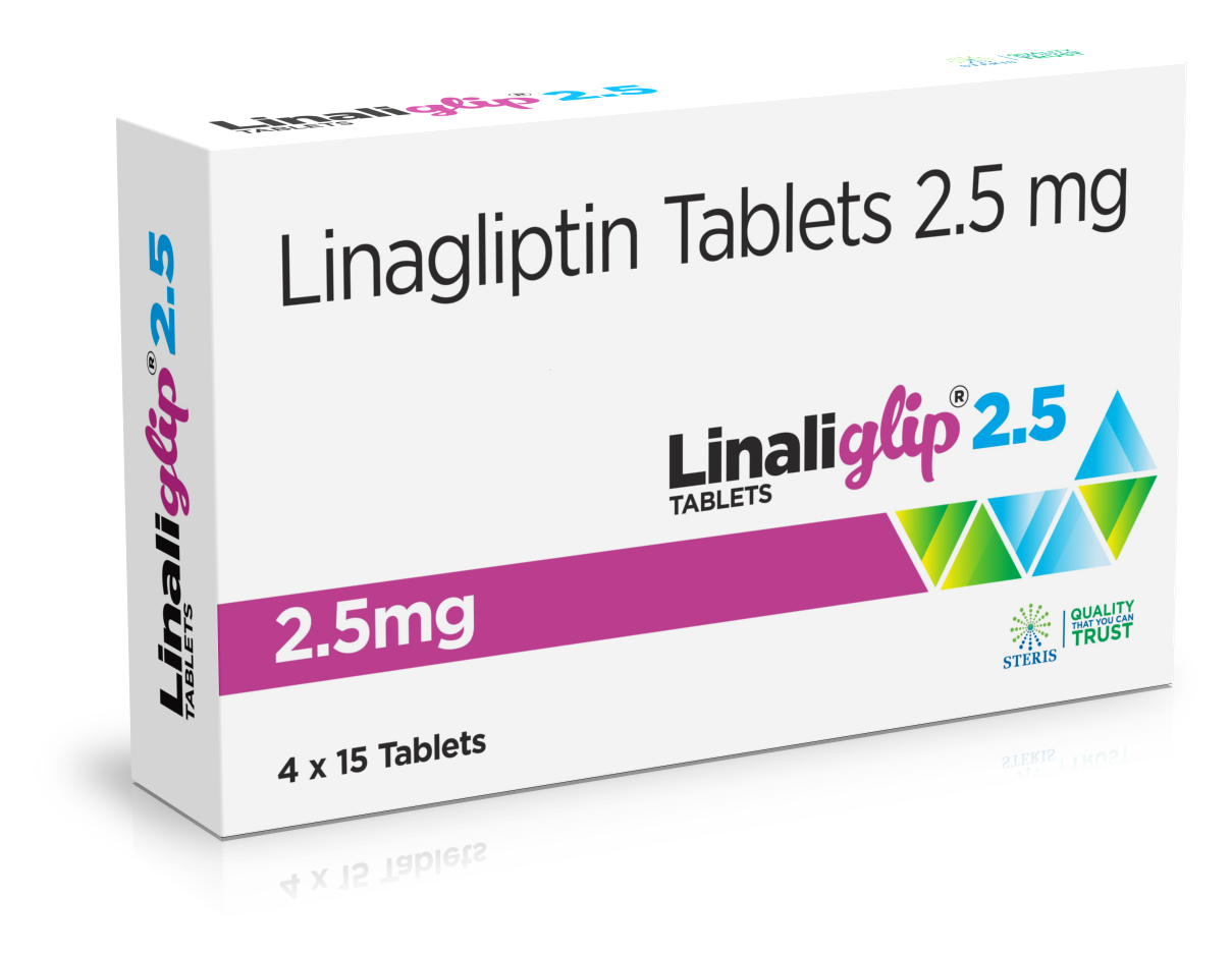 Linagliptin LINALIGLIP 2.5 is an oral medic | Steris Healthcare Pvt Ltd