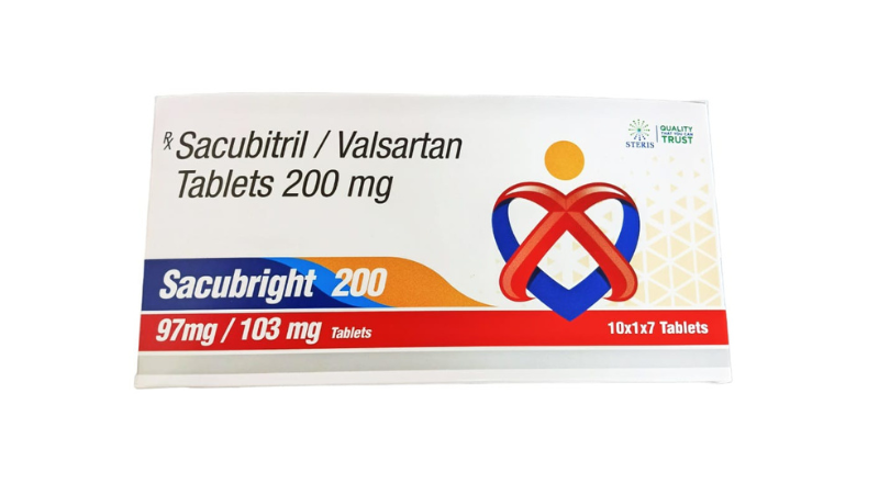 Sacubitril (97mg), Valsartan (103mg) SACUBRIG | Steris Healthcare PVT Ltd