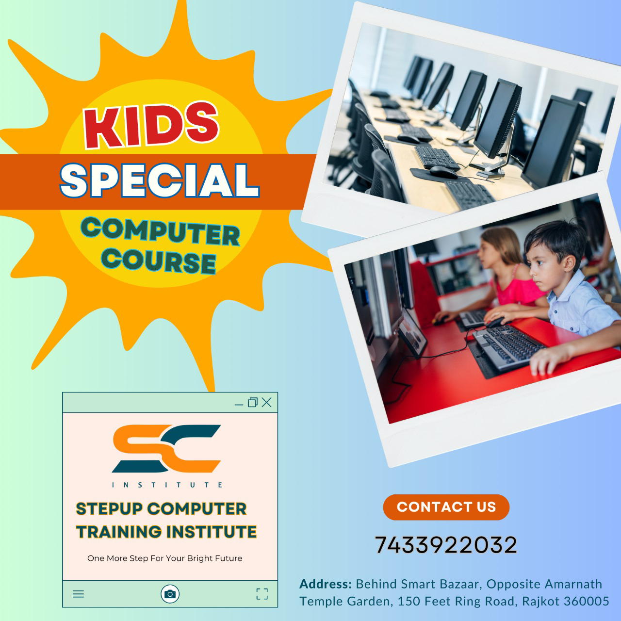 Computer Training Center Advertisement