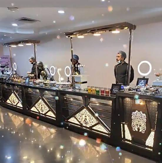 Buffet Counter Setup with Canopy for Catering | Tennikulture Events