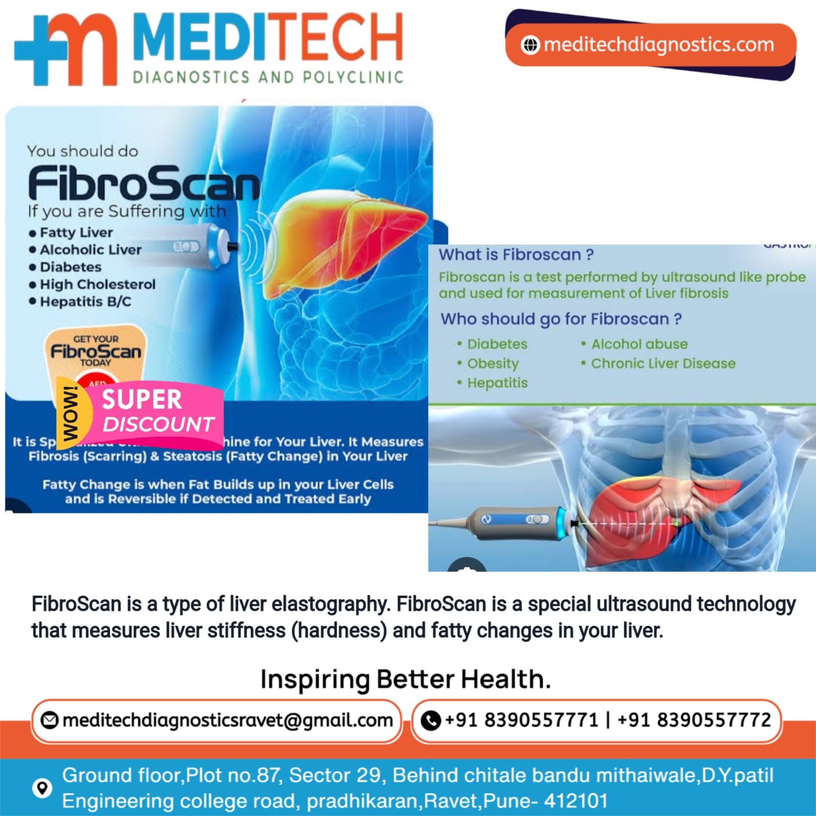 We are very happy to announce that , Fibro-Scan - ... | Meditech ...