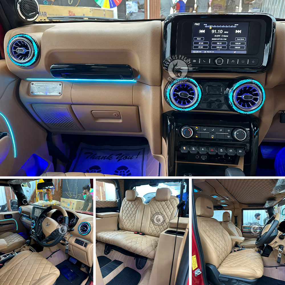 Mahindra Thar Royal & Luxury Custom Interio... | Pegasus Premium - Delhi
