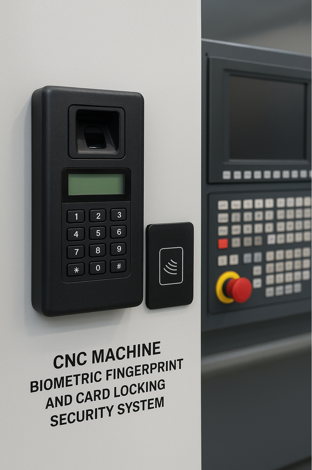 CNC Machine Bioemtric Locking Accss Control System with Programming ...