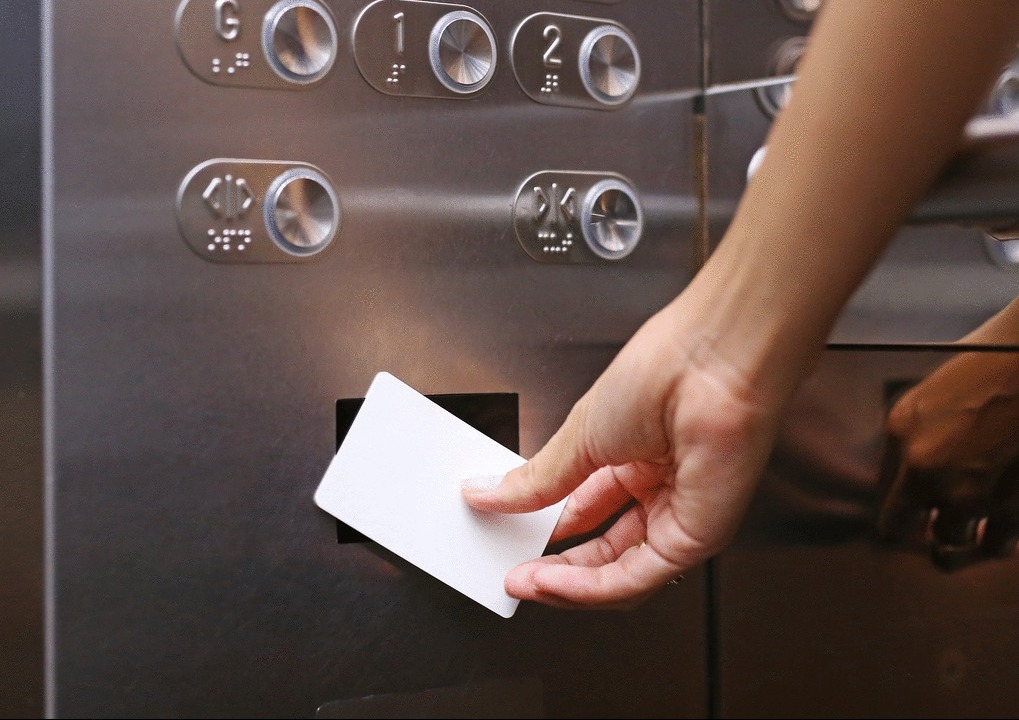 Lift Card Machine_RFID Lift Access Control System with PIN Password QR ...