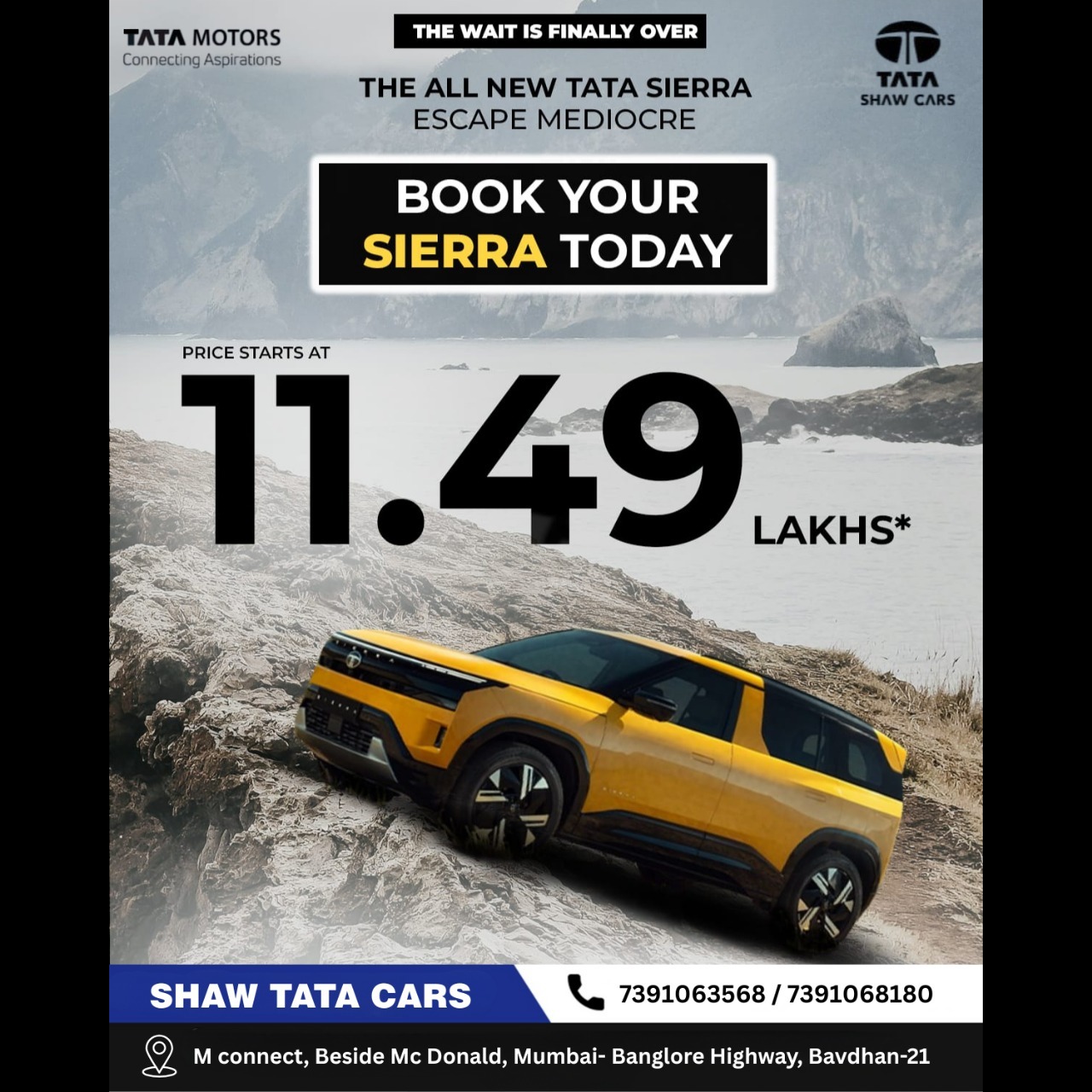 Tata Motors Tata Sierra The All New Tata Sierra Escape Mediocre Book ...