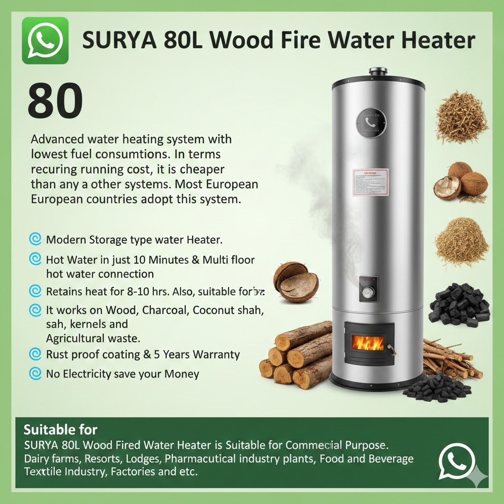How much time does it take to heat water? | SURYA WOOD FIRE WATER ...