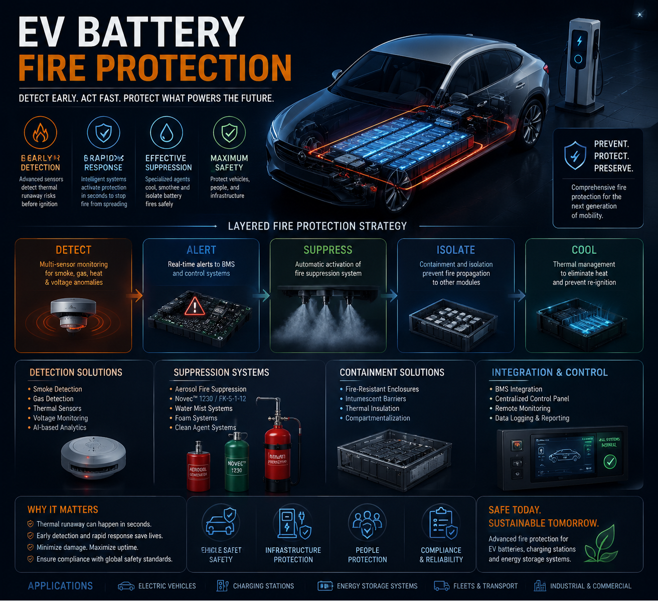 Why EV Battery Fire Protection Is Becoming Essential for Commercial ...
