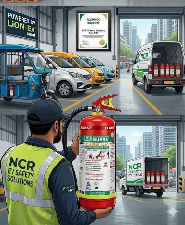 EV fleet fire extinguisher supplier Delhi NCR | United Fire Equipment ...