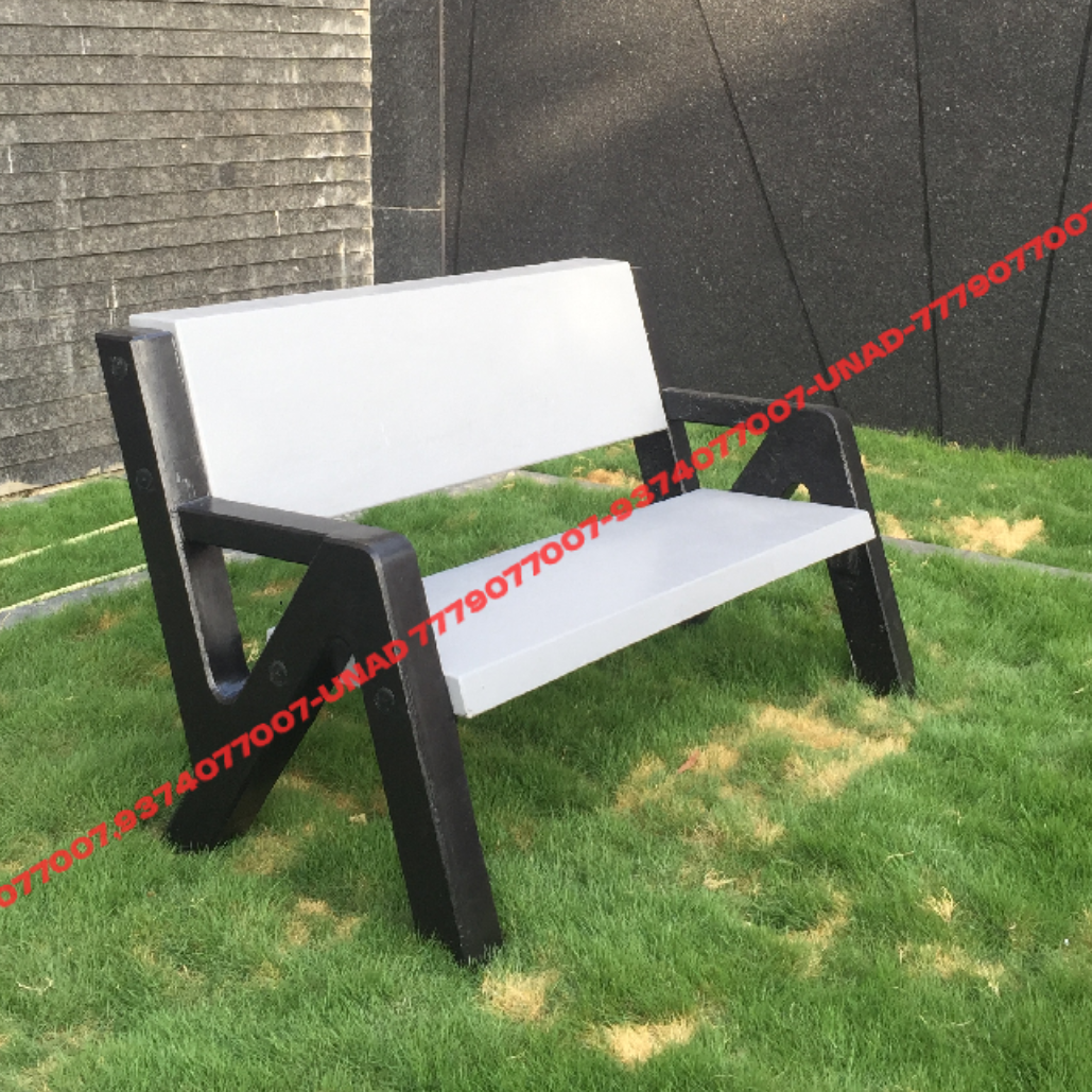 Concrete Block Garden Bench