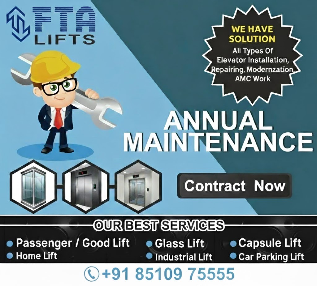 Elevator Maintenance Contract in Delhi. | MY FTA LIFTS PVT. LTD. - Noida