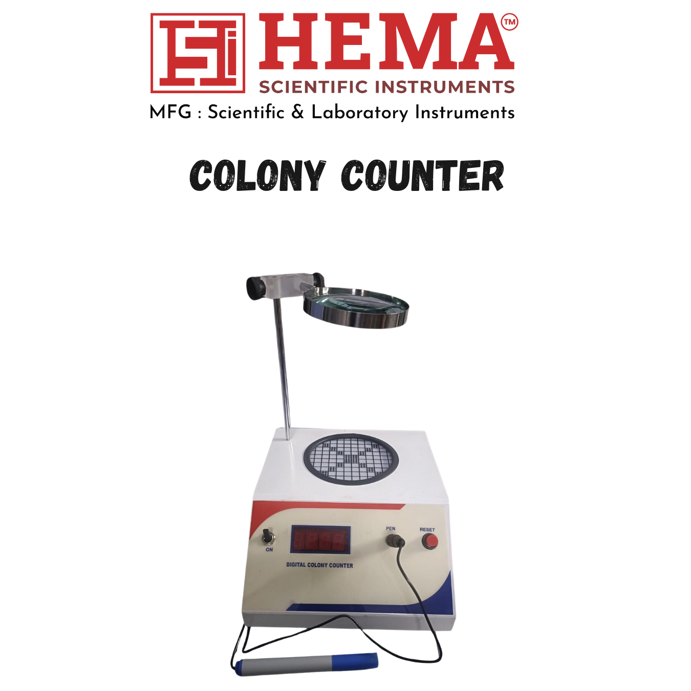 Advanced Digital Colony Counter for Research Labs | Hema Scientific ...