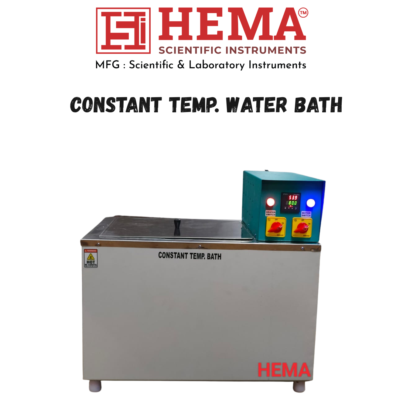 Constant Temperature Water Bath | Stable & Uniform Heating | Hema ...