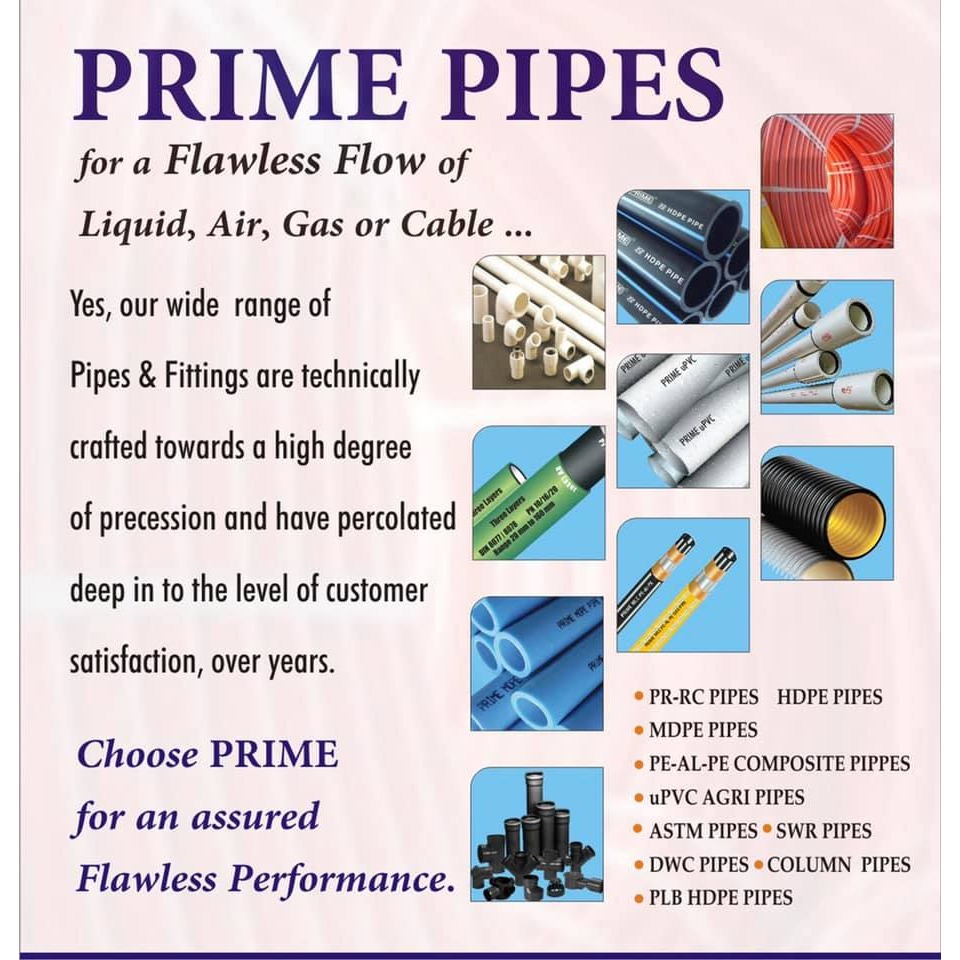 PRIME PIPES AND FITTINGS PVT.LTD. in Bengaluru, India