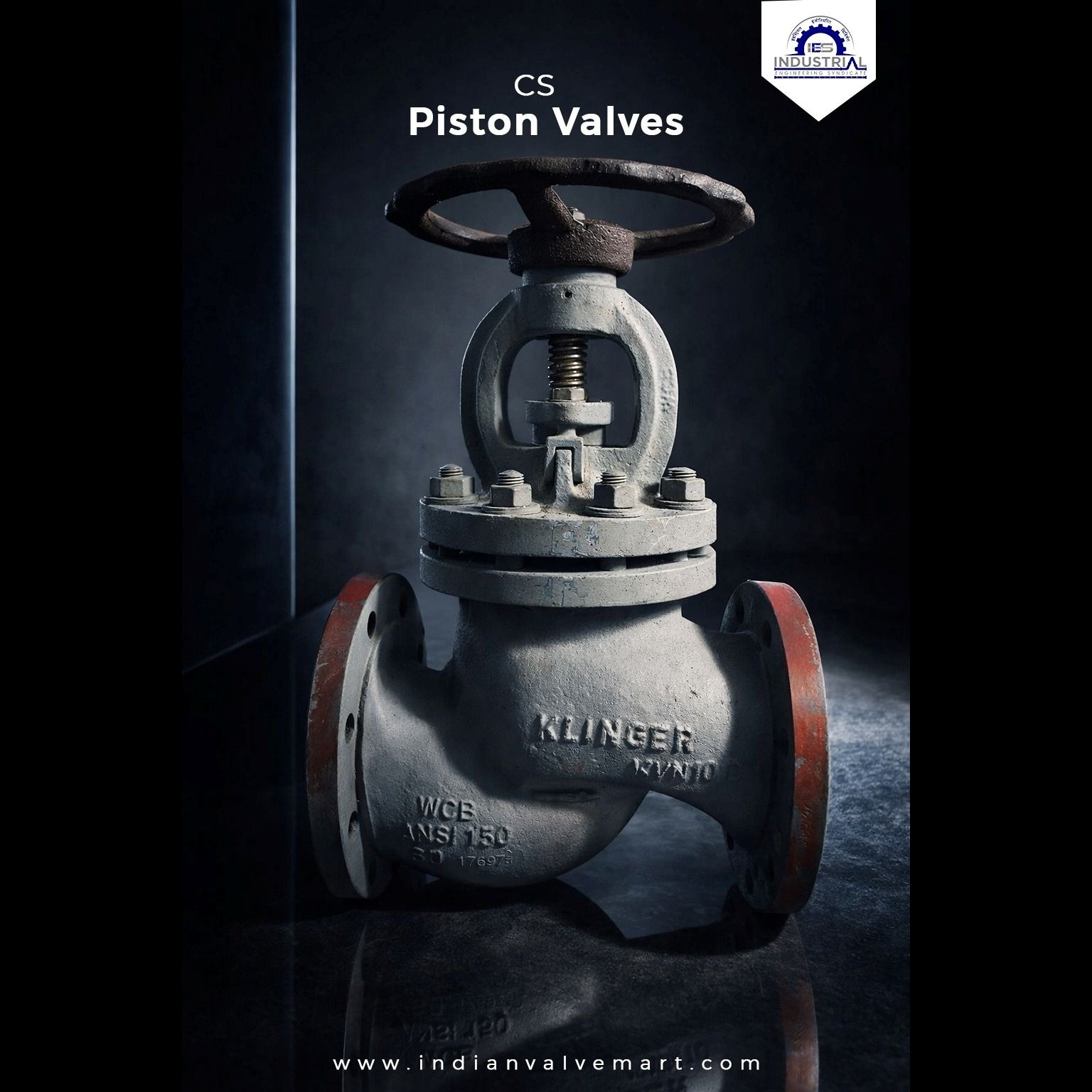 Klinger Piston Valve Stockiest | Industrial Engineering Syndicate - ,Delhi.