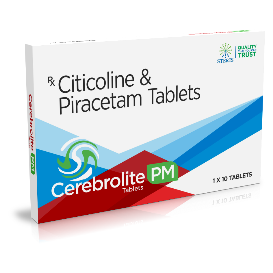 CEREBROLITE PM Citicoline & Piracetam CEREBROLITE | Steris Pharma