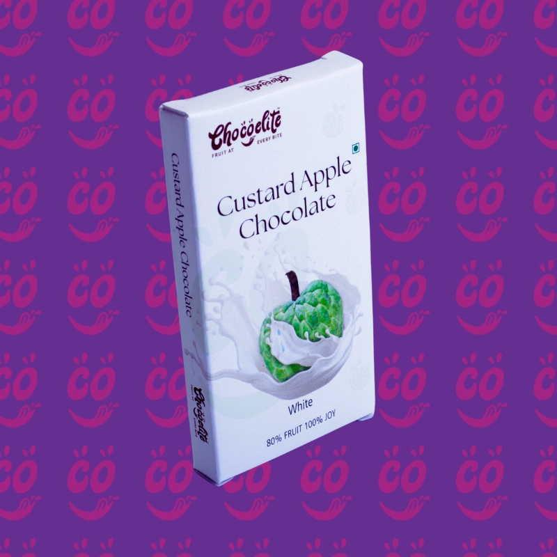 Custard apple White chocolate -ChocoElite – Guilt-Free Indulgence, Pure ...