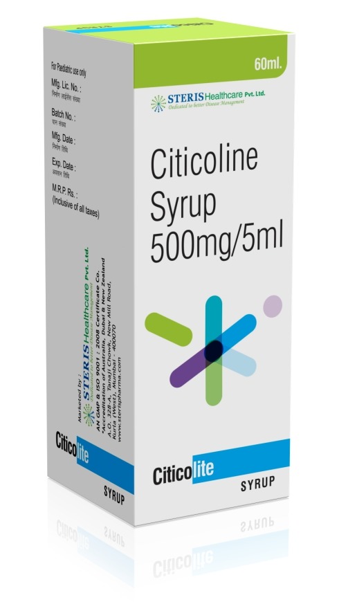 Citicoline Syrup 500 mg/5 ml | Uses, Benefits, Dosage & Side | STERIS ...