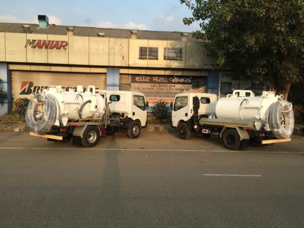 Gully Pit Emptier on Ashok Leyland Partner. S | MANIAR & COMPANY