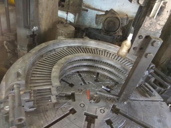 135 MW DTC TURBINE GUIDE BLADE carriers fins | Hyderabad Turbo Tech