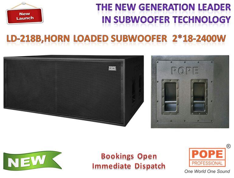 POPE LD218B V3 dual 1500w SUBWOOFER speaker system... | R.K ...