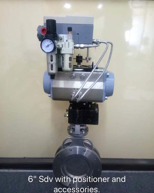 SPHERICAL DISC VALVE WITH POSITIONER & ACCESSORIES... | REGENT ...
