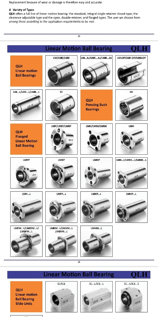 Linear shaft Linear bush Linear bearings Open type | SSB INDUSTRIAL ...