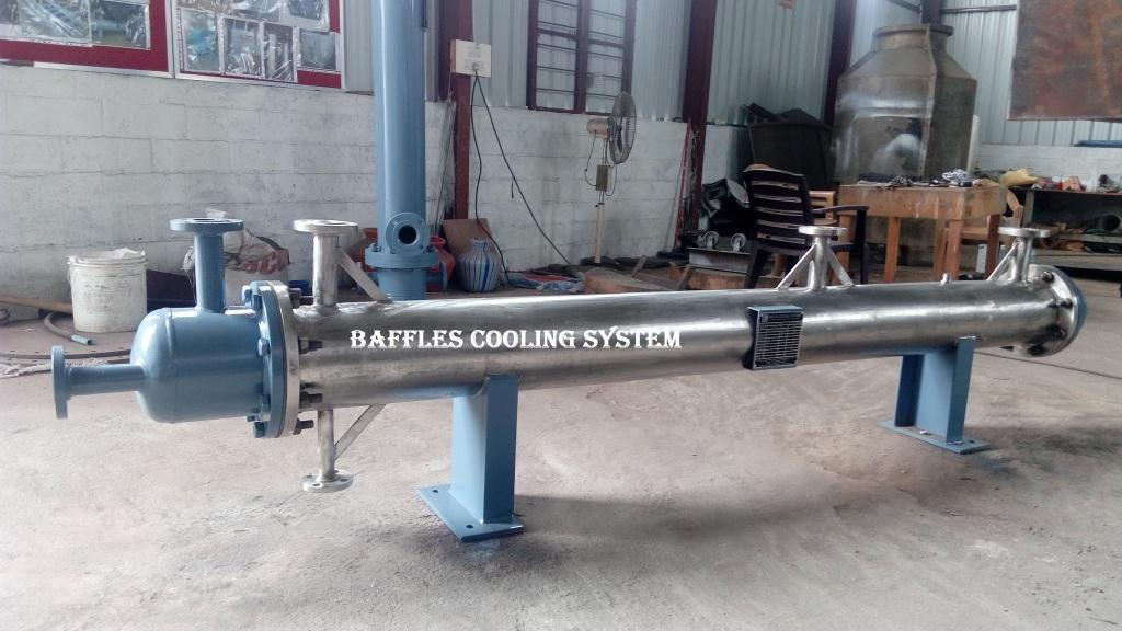 WATER COOLED CONDENSER: Water cooled | BAFFLES COOLING SYSTEMS
