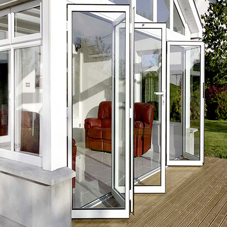 UPVC SLIDE AND FOLD WINDOWS Sliding Windows comp... | Dhanush Building ...