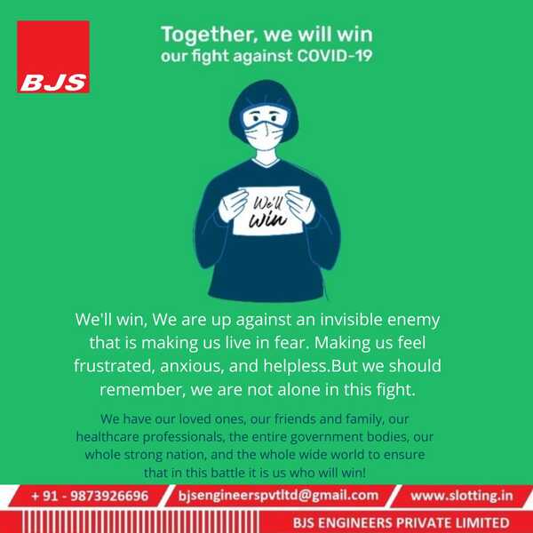 Together, we will win our fight against COVID-... | BJS ENGINEERS ...