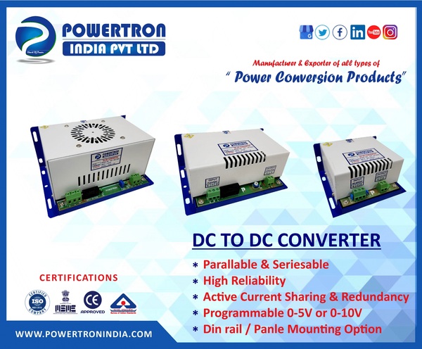 Powertron DC to DC Converter Ranging from 1w to | POWERTRON INDIA ...